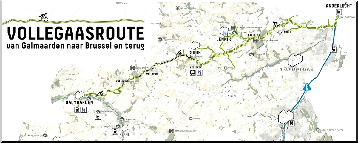 Eerste wegwijzer aangebracht op VolleGaasroute – Sint-Pieters-Leeuw ...